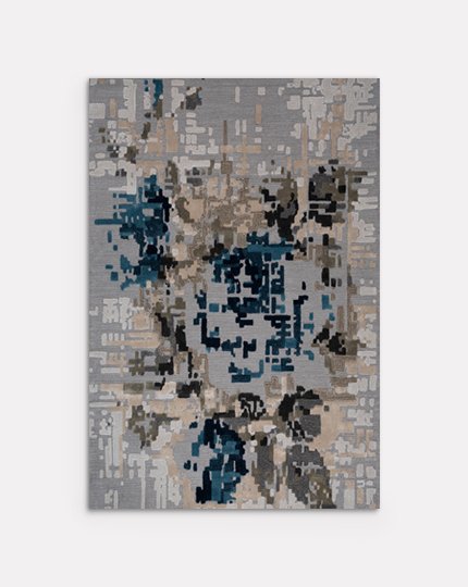 Pixel Rose Cream Rug by Stepevi | Curio